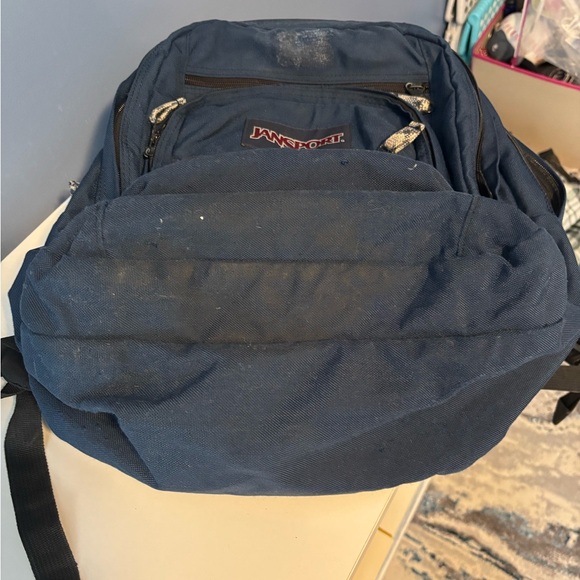 Jansport | Accessories | Jansport Navy Blue Backpack | Poshmark